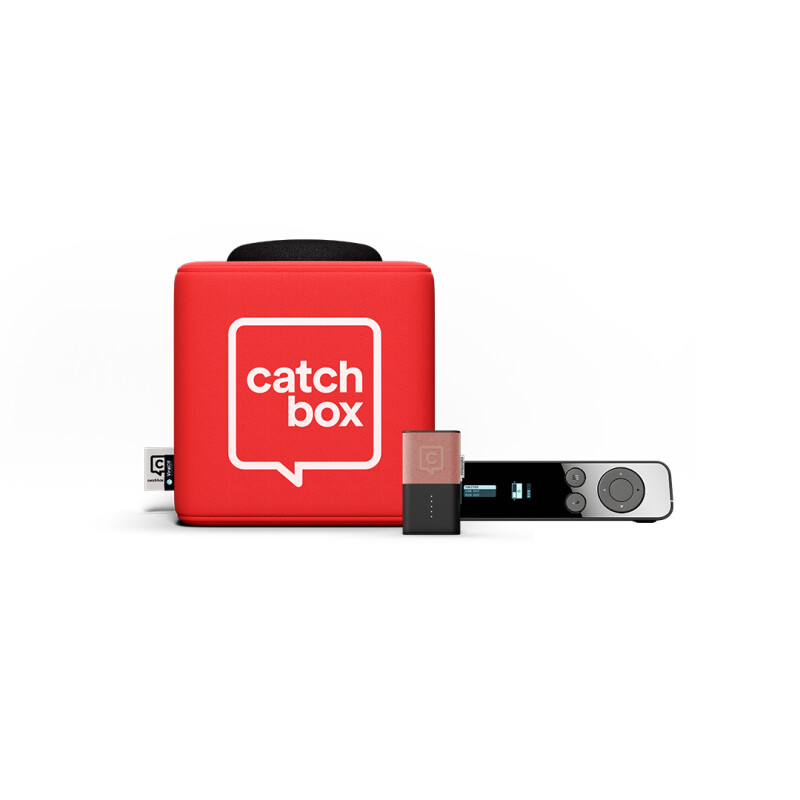 Catchbox Plus met Cube, Clip-microfoon en laders | SMARTBoard.nl